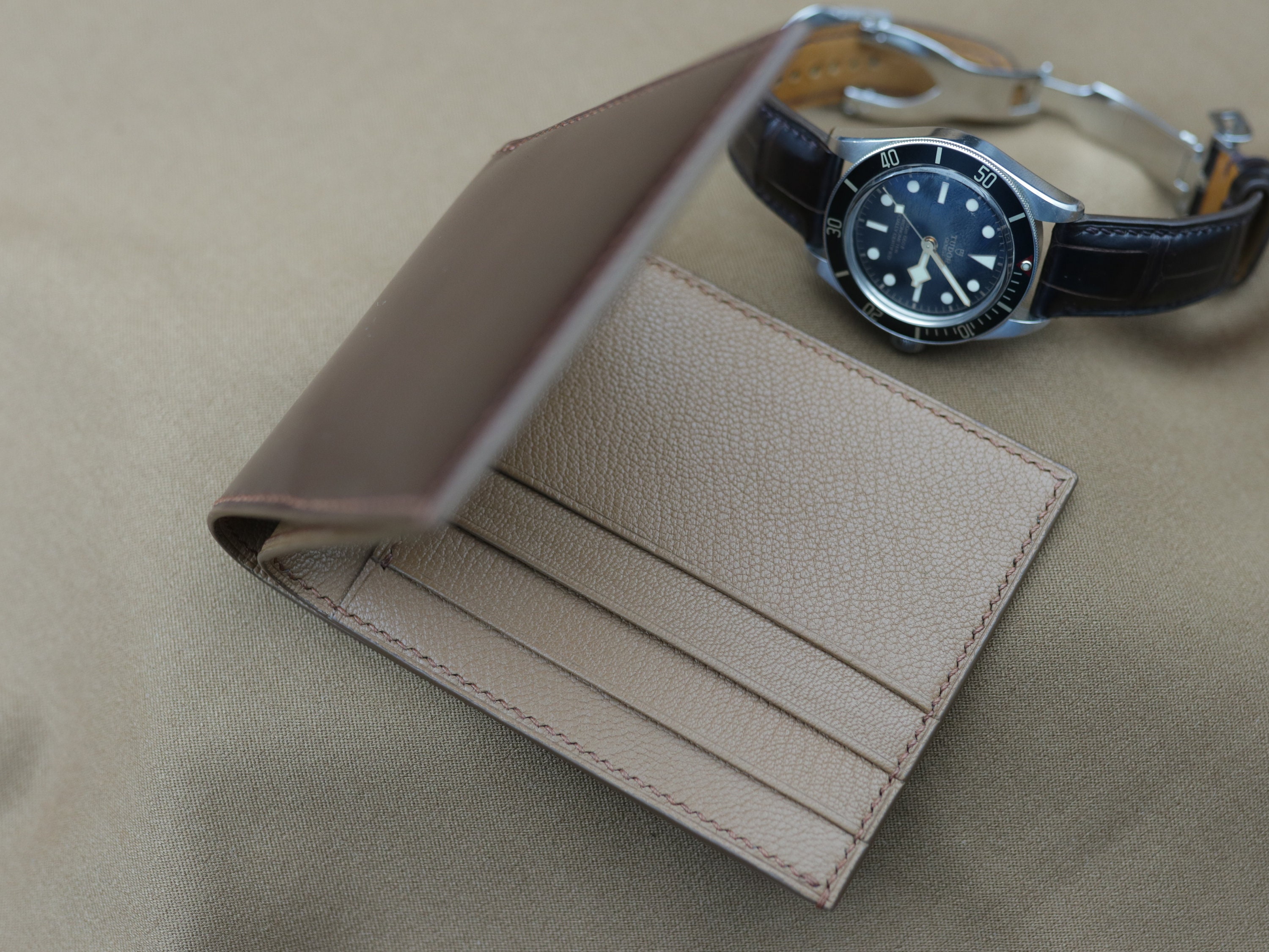 Shell Cordovan Leather Wallet Shell Cordovan Wallet - Etsy