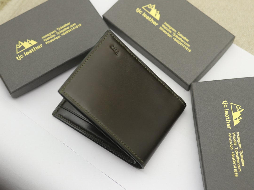 Shell Cordovan Leather Wallet - Shell Cordovan Wallet - Premium Wallet ...