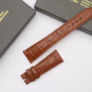 Genuine Alligator Skin Watch Strap Alligator Leather Watch Strap ...