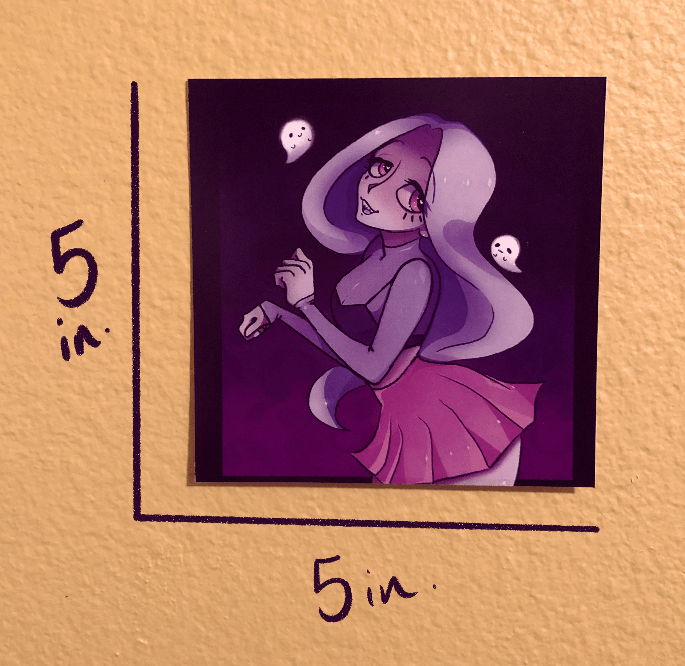 Ghost Girl Print - Etsy