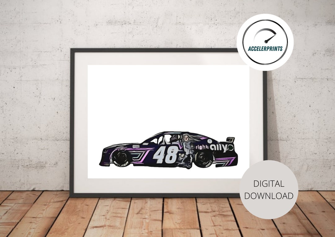 Nascar Race Car, Nascar, Alex Bowman, Race Cars, Nascar Poster, Nascar ...