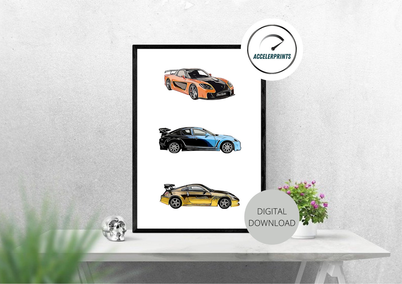 Fast and Furious, Fast and Furious Cars, Fast and Furious Poster, Tokyo ...