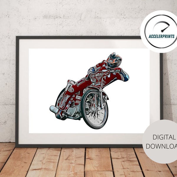 Motorcycle Print - Etsy