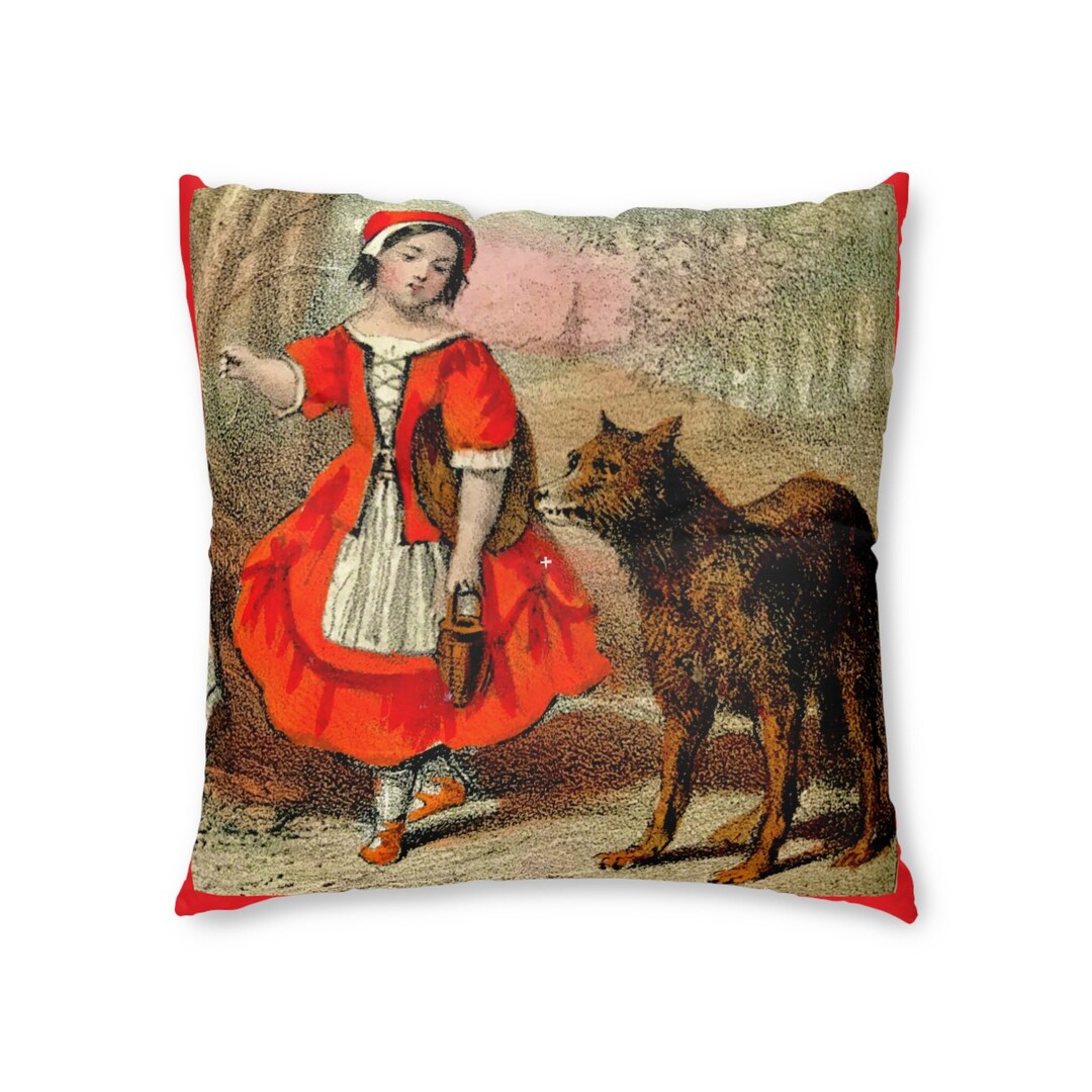 Beautiful Little Red Riding Hood and Wolf , Story Book, Fairy Tale ...