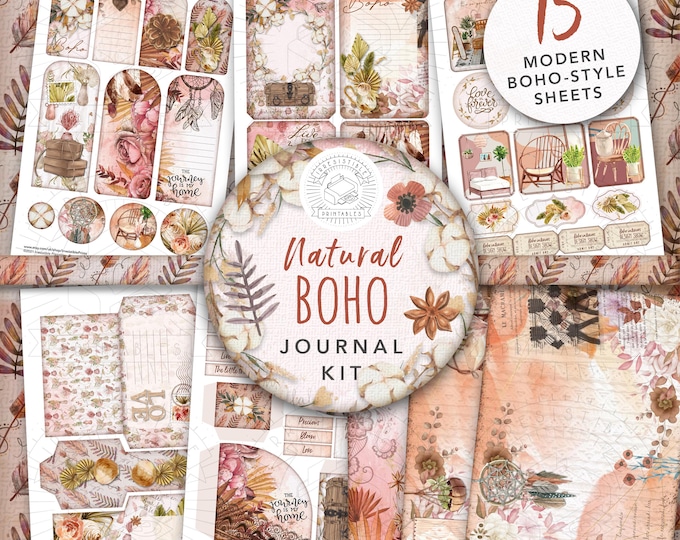 Bohemian Garden Junk Journal - Etsy