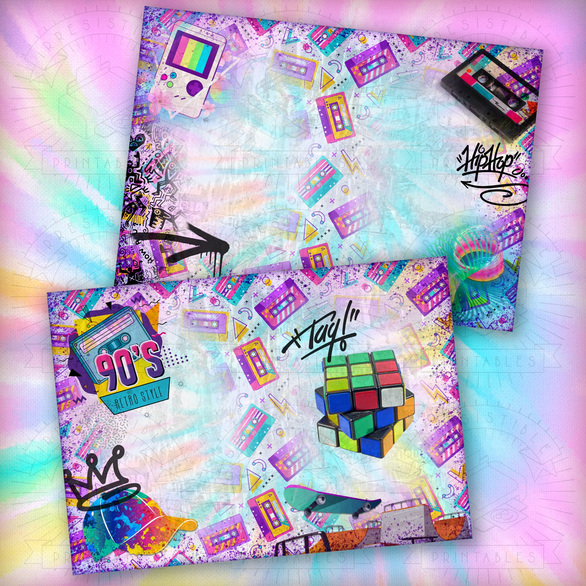 Totally Rad Junk Journal Printable Kit: Digital Download - Etsy Australia