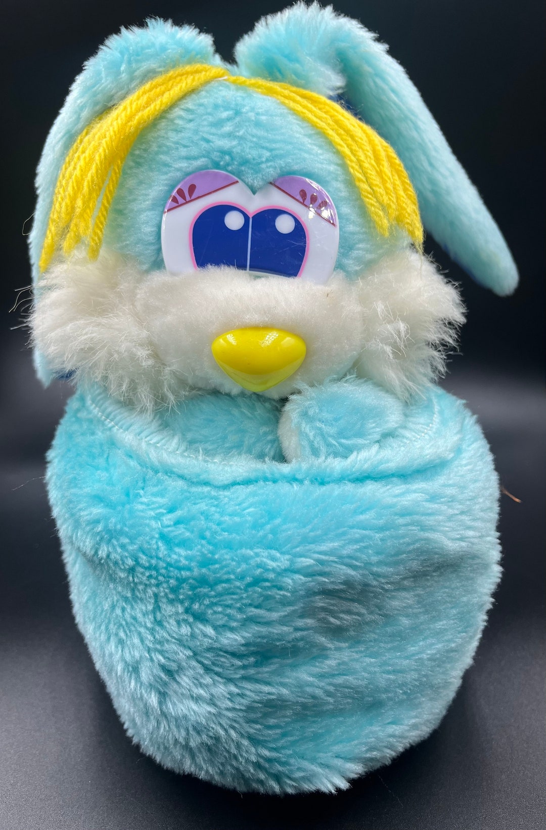 Vintage Fakie Popples Blue Bunny Rabbit Rare - Etsy