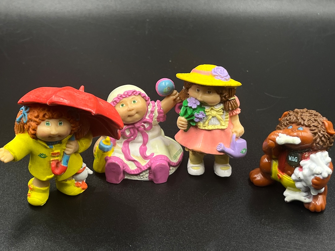 Vintage LOT of 4 Cabbage Doll Kids PVC 1980s Figures CPK Figurines - Etsy