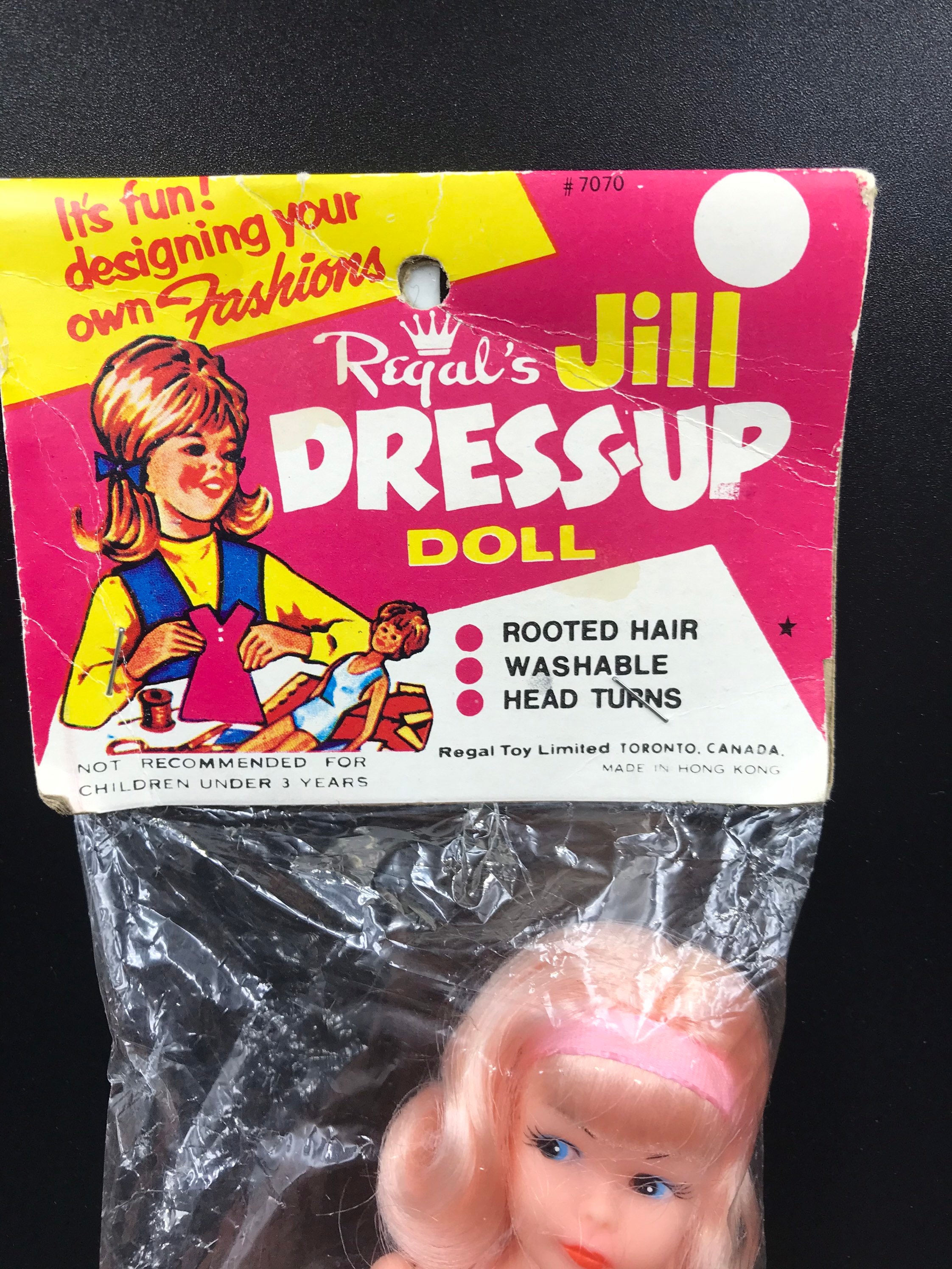 Vintage doll Dress Up Jill from Regal Toy made in Hong Kong Toys ...