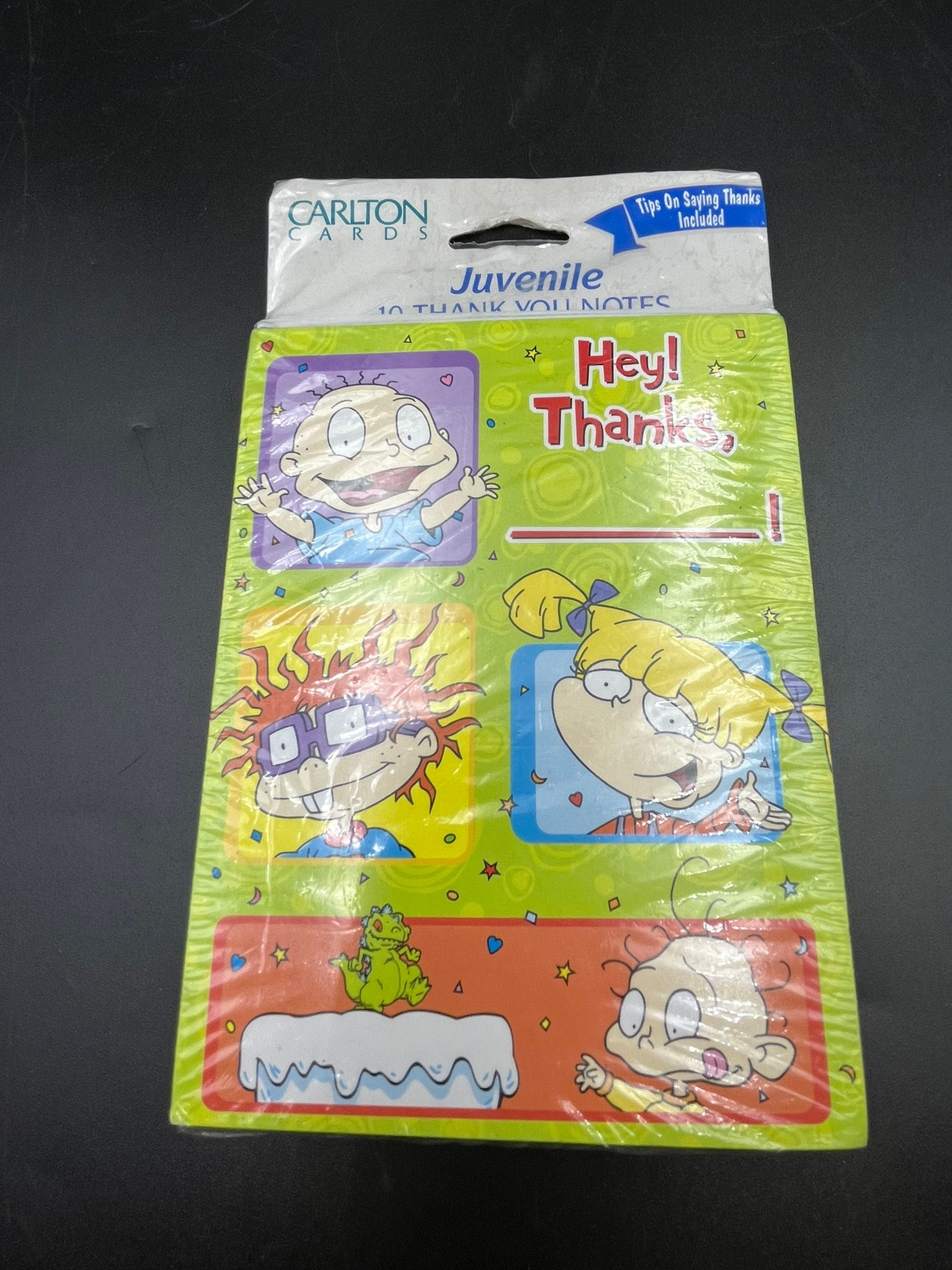 Vintage Rugrats Bundle Sticker Sheets Thank You Cards and - Etsy