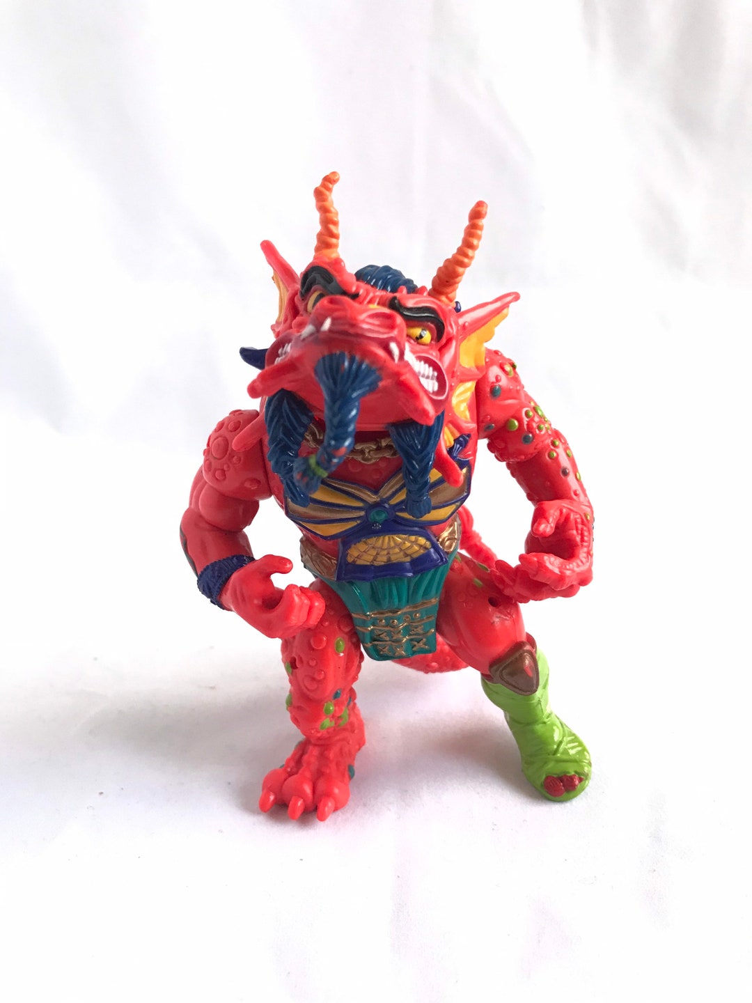Hothead Dragon Rare TMNT Teenage Ninja Mutant Turtles Toy Action Figure ...