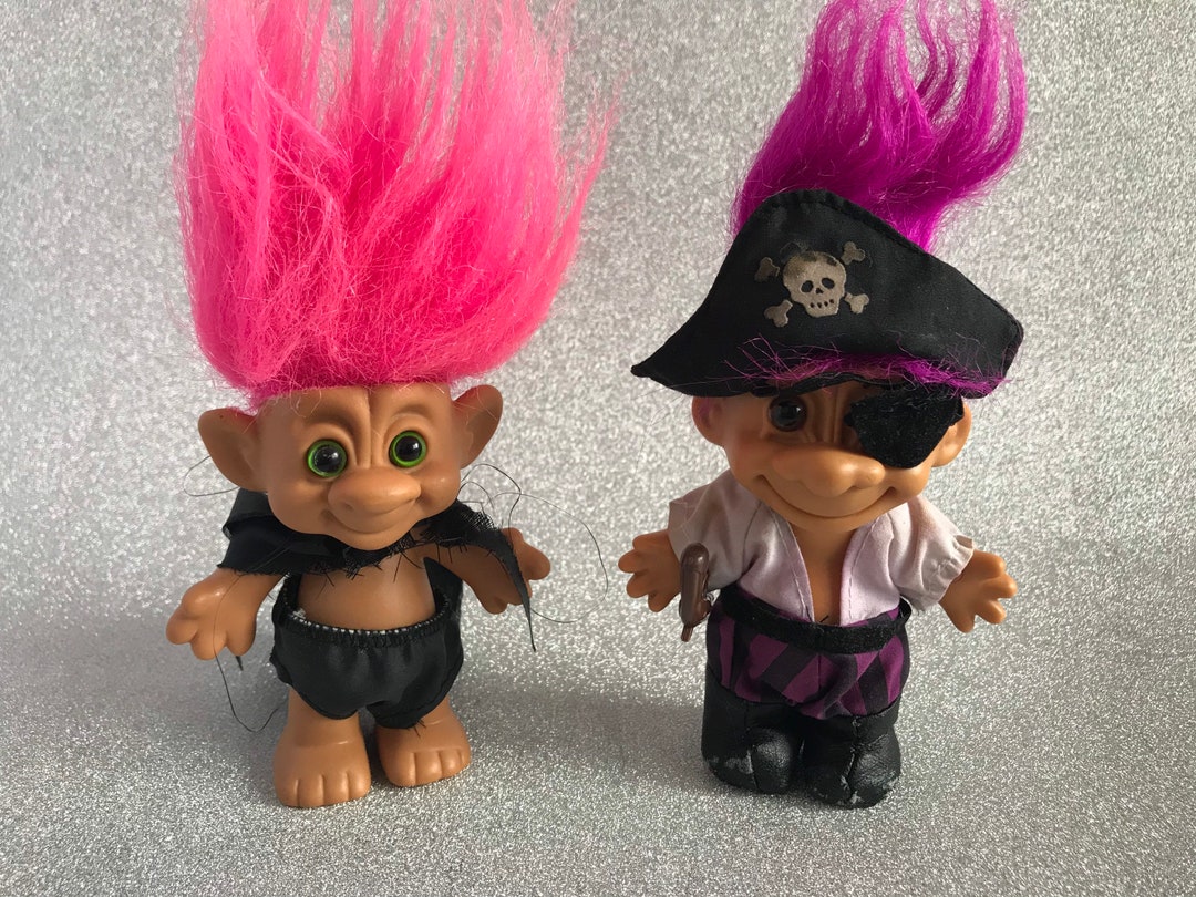 Forest Troll Cape Troll and Pirate Troll Hat Eye Patch Vintage - Etsy