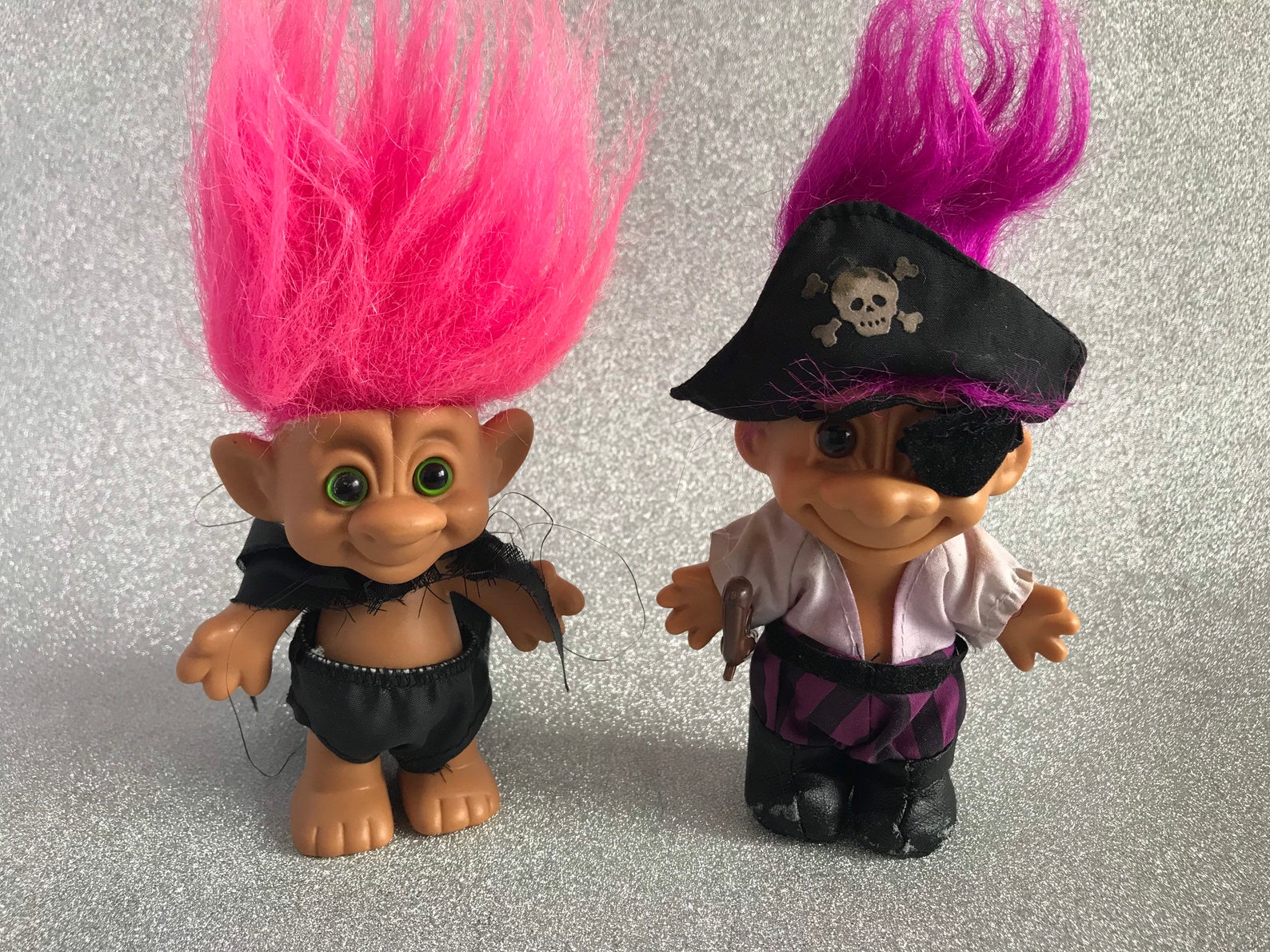 Forest Troll Cape Troll and Pirate Troll Hat Eye Patch Vintage - Etsy