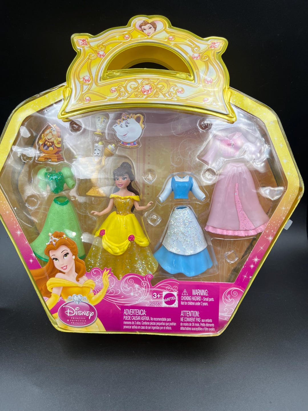 Disney Belle Mini Doll Playset Beauty & the Beast - Etsy