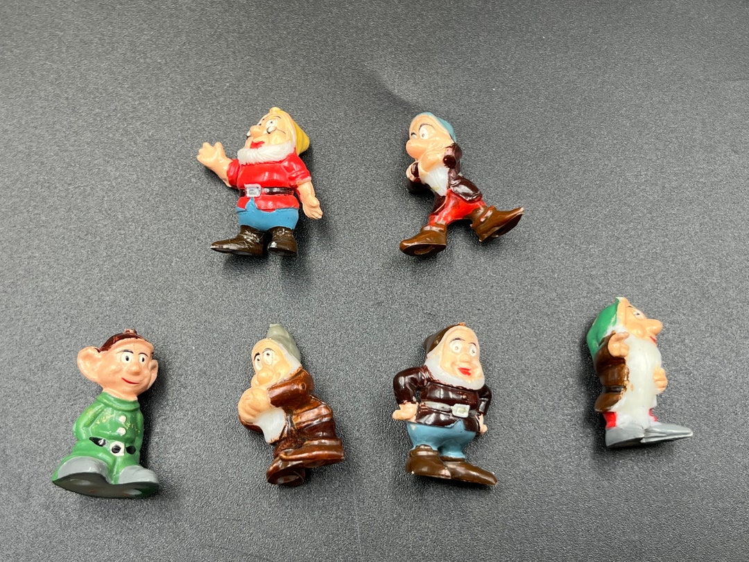 Vintage Disneykins Tinykins Figures Dwarfs 1960s Hand Painted - Etsy