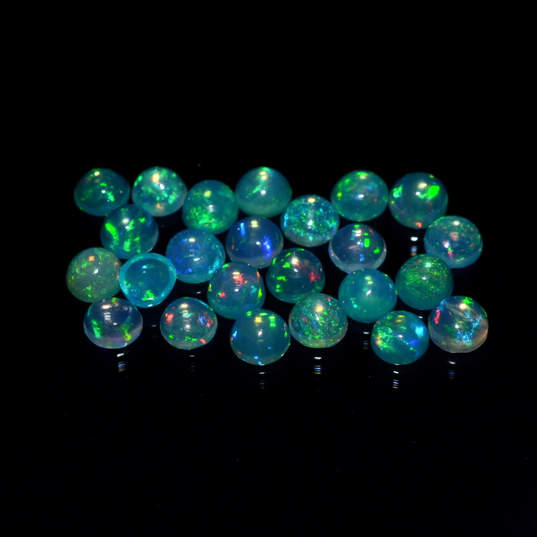 AAA Grade Grüner Opal, Opal Kristall, Multi Feuer Opal, Natürlicher ...