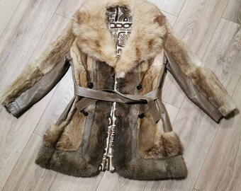 Red Fox Fur Coat | Etsy