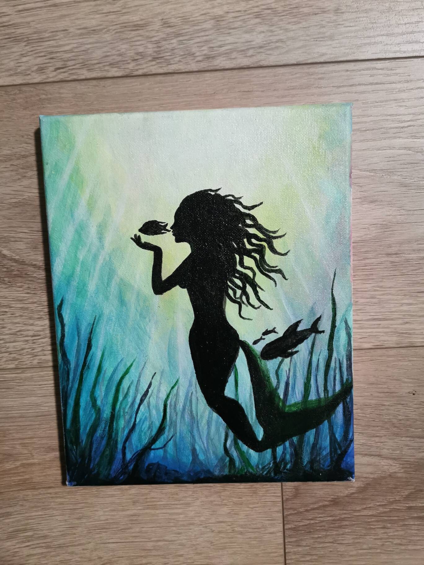 Abstract Mermaid Paintings