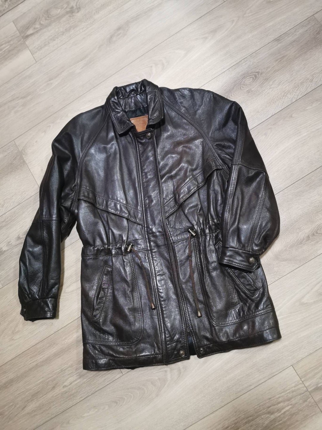 Gorgeous Ladies Vintage the Olde Hide House Brown Leather Jacket Womens ...