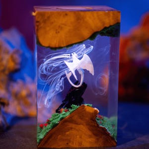 Tooth.less Night Lights, Gift for Her, Tooth.less and Light Fury Epoxy ...