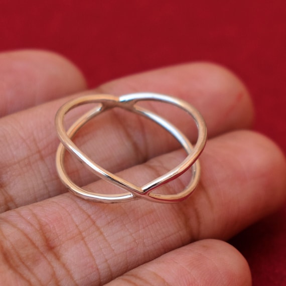 925 Sterling Silver Tiny Silver Ring Silver Jewelry Women - Etsy UK