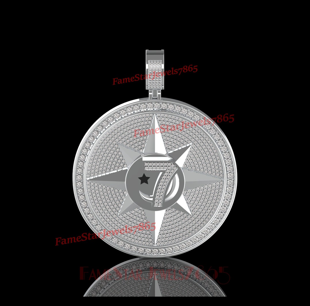 Custom Circle With Number 7 Five-percent Nation Five Percenter Allah ...