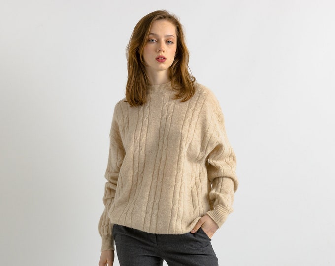 80s Vintage Vtg Rare Retro Stefanel Italian Woolmark Wool Oversized ...
