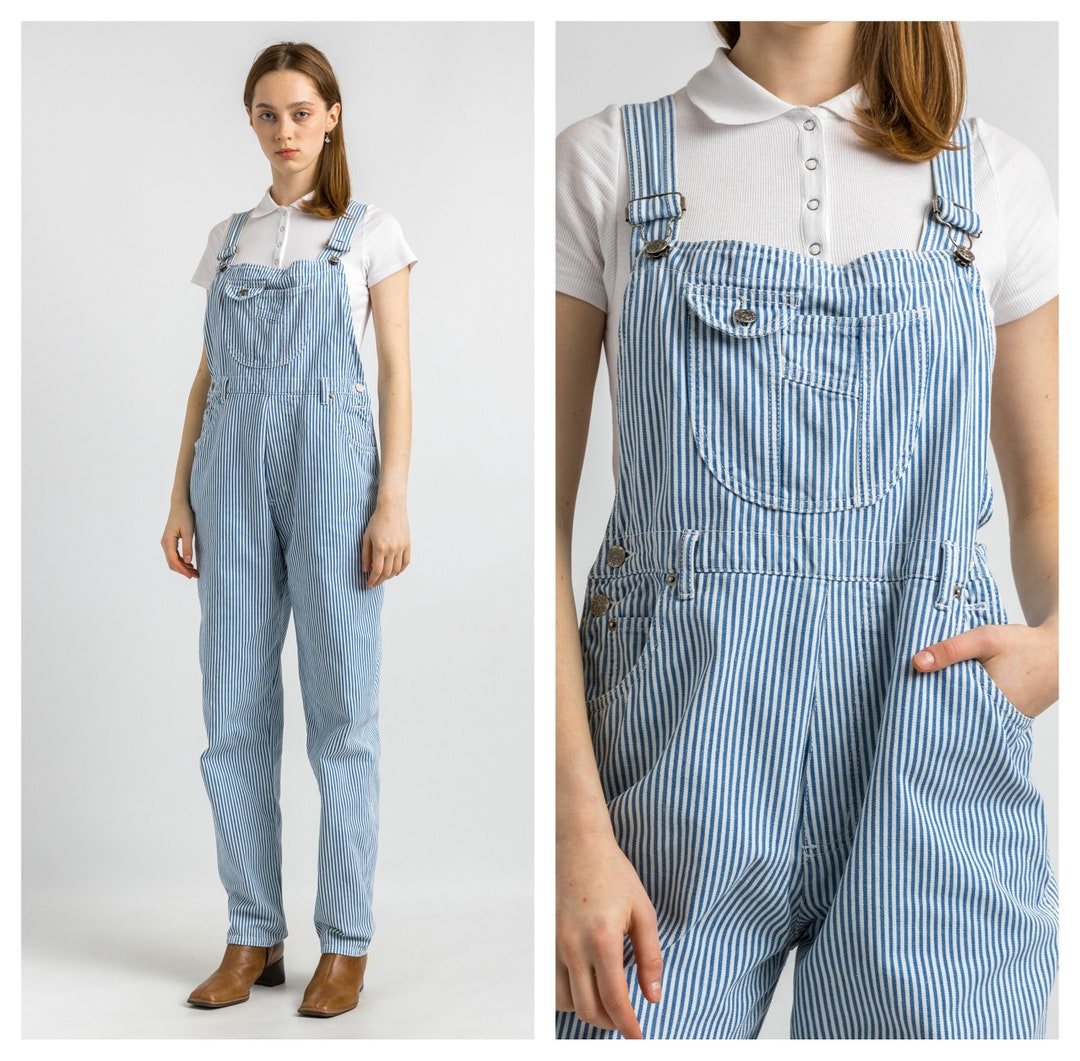 Vintage Denim Dungarees Size S / Denim Overalls / Light Wash Overalls ...