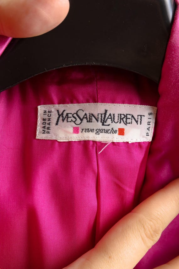 YVES SAINT LAURENT Rive Gauche Suit, 80s High Waisted Pink YVES SAINT LAURENT Rive Gauche Suit, 80s High Waisted Pink
