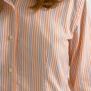 Woman Vintage Preloved Andrea Finamore Striped Classic Blouse Shirt ...