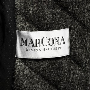 70s Vintage Rare Woman Marcona Alpaca Mohair Fur Midi Coat Size M ...