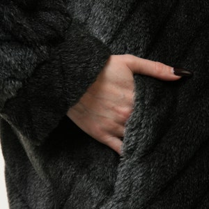 70s Vintage Rare Woman Marcona Alpaca Mohair Fur Midi Coat Size M ...