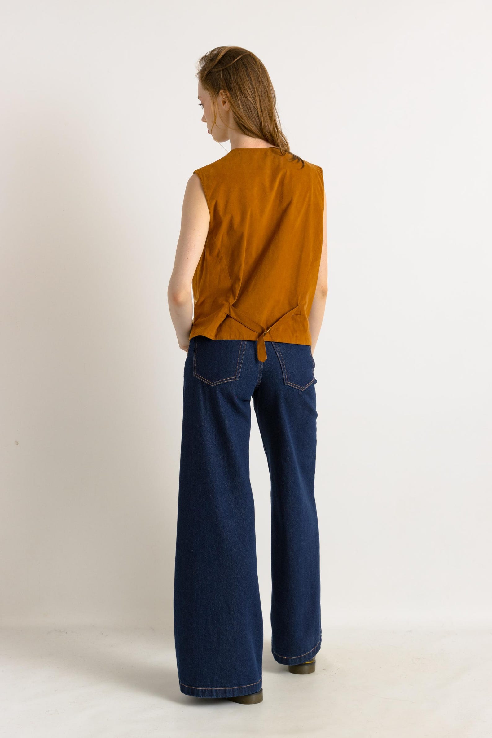 Vintage 90s Bogner Western Cropped Buttons Vest| Made in Germany| 1990s ...