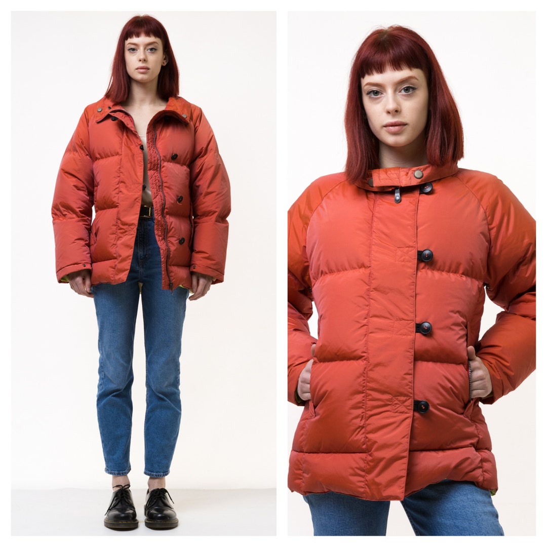 90s Vintage Goose Down Puffer Jacket Size Small Medium 5009/ Vintage ...