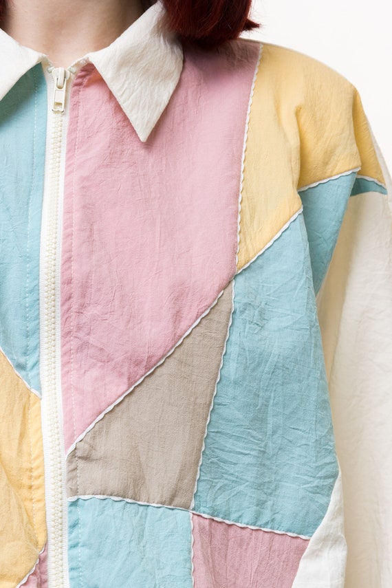 80s Vintage Rare Shell Long Sleeve Zip Fastens Jacket… - Gem