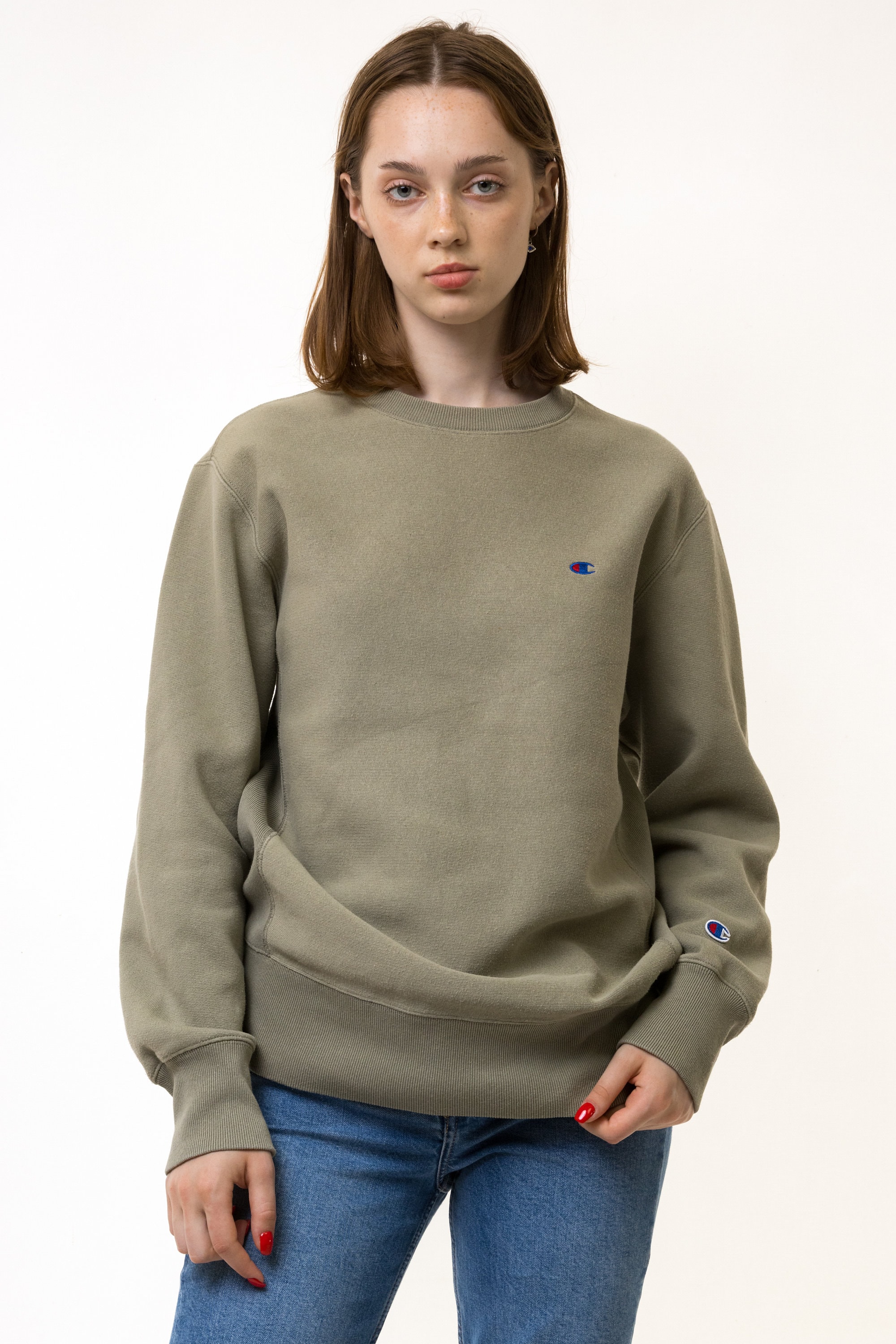 90s Vintage CHAMPION Sweatshirt Beige Sweatshirt Champion 90s Vintage CHAMPION Sweatshirt Beige Sweatshirt Champion