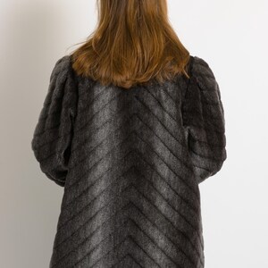 70s Vintage Rare Woman Marcona Alpaca Mohair Fur Midi Coat Size M ...