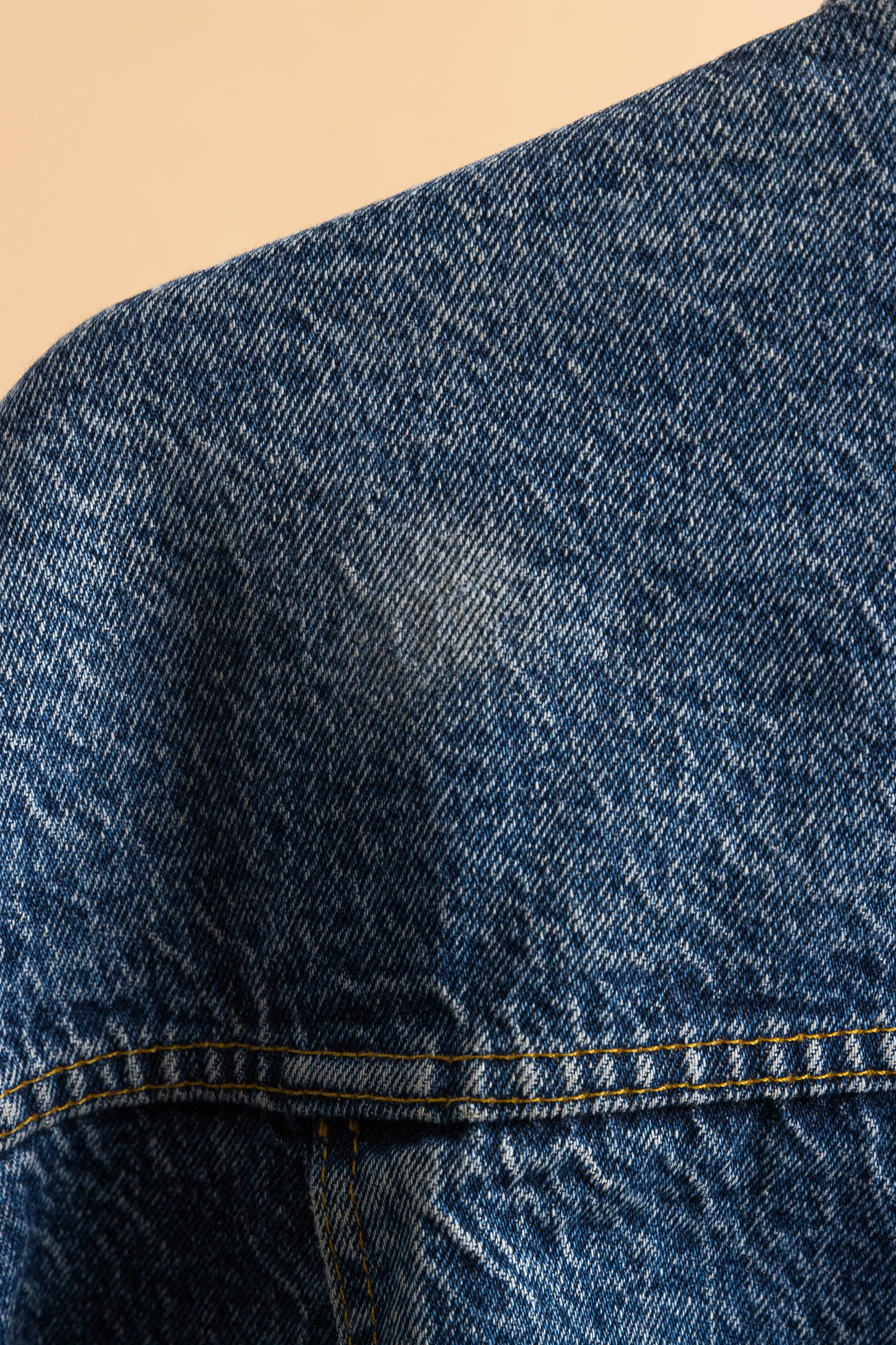 1980 80s Vintage MUSTANG Denim JACKET Men Size M Blue Acid Wash Casual ...