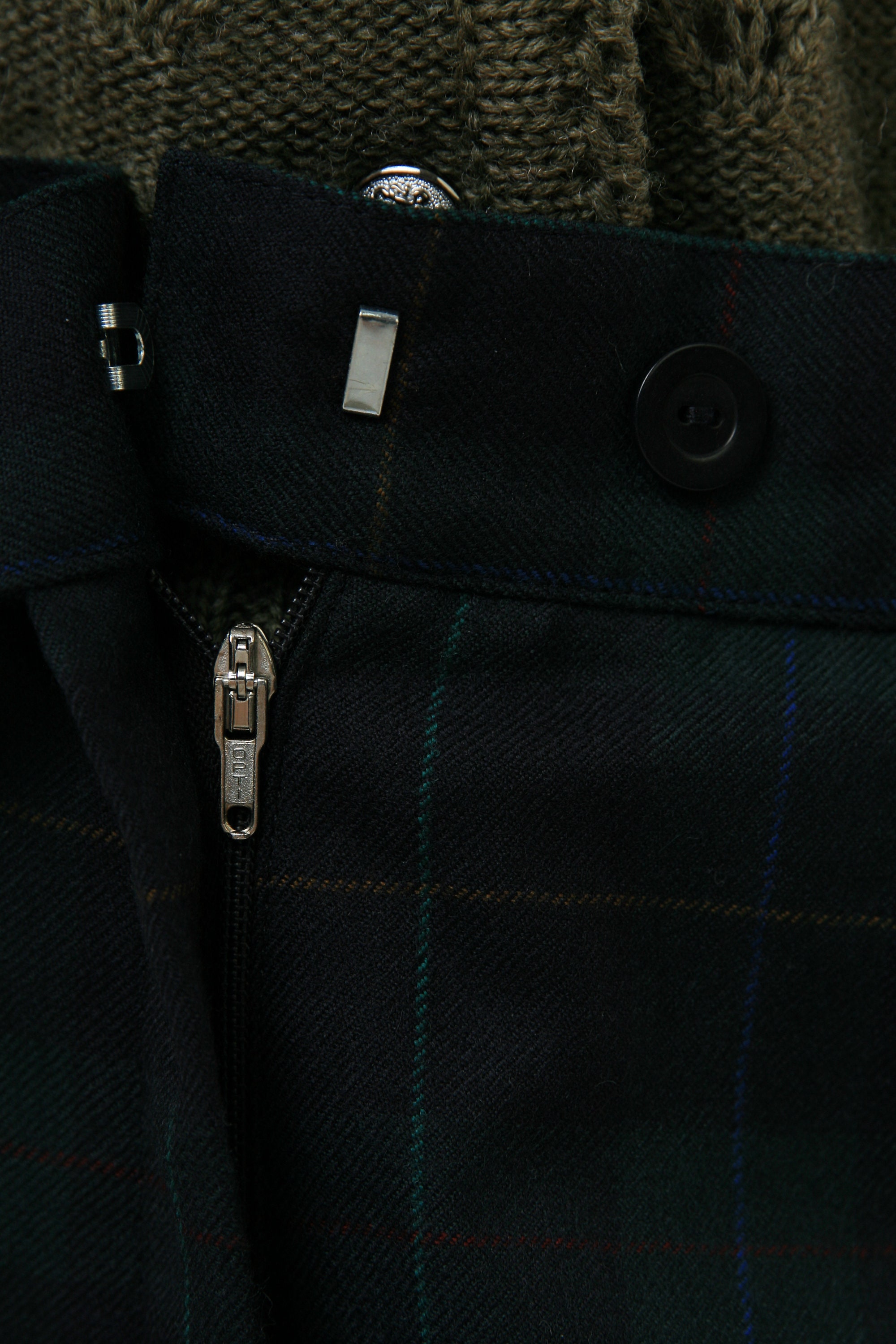 80s Vintage Vtg Rare Green Check Gingham Fall 100% Wool - Etsy