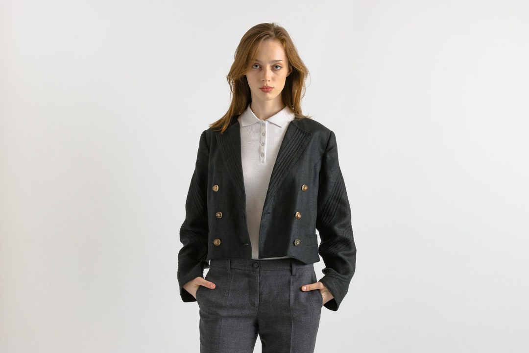 70s Vintage Geiger Tyrol Dirndl Linen Long Sleeve Midi Buttons up ...