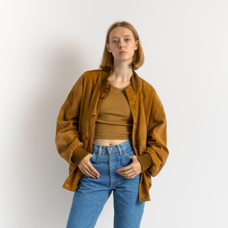 Vintage Suede Carhartt Womens Coat - Etsy