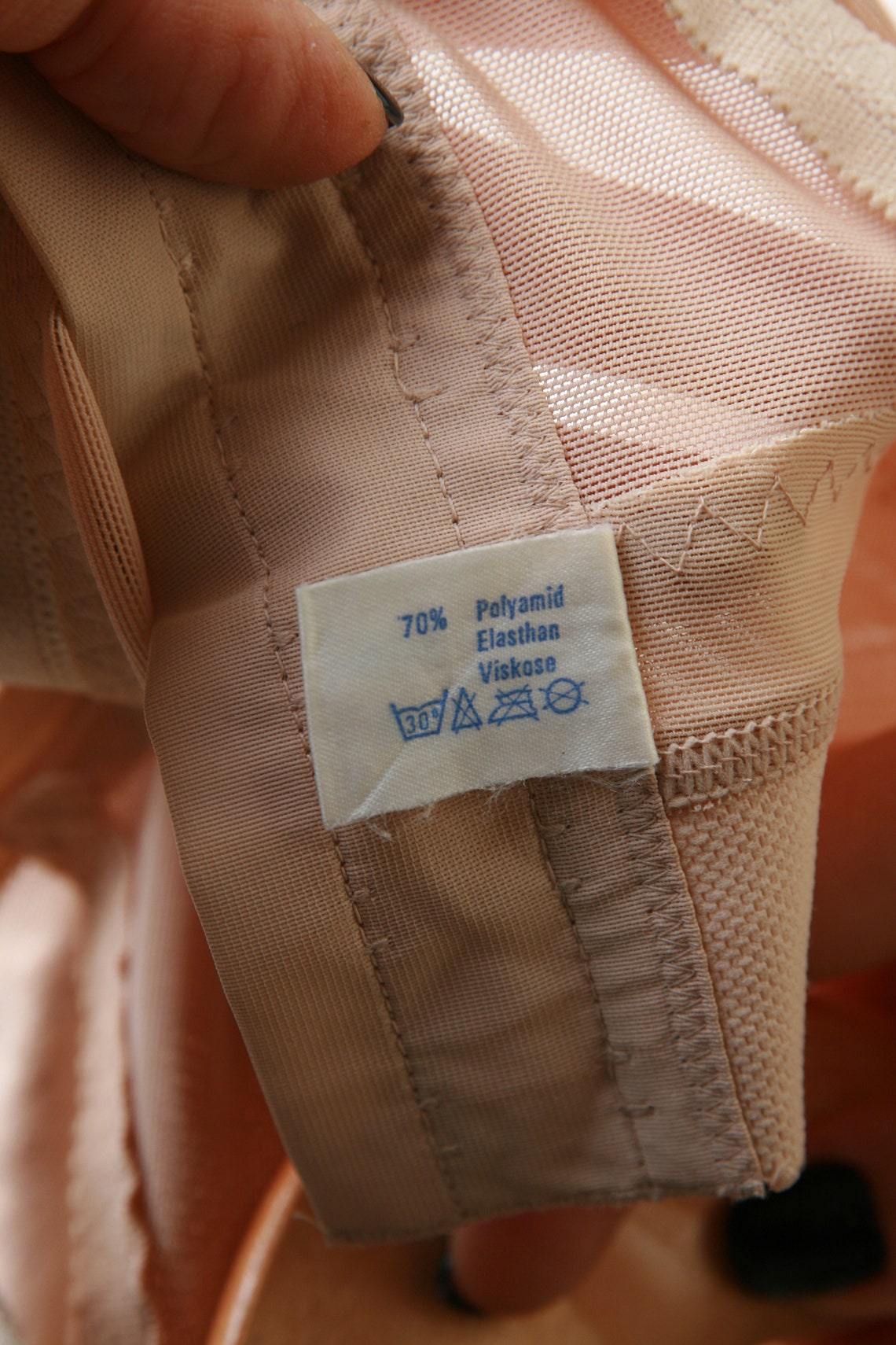 80s Vintage Vtg Rare Wide Bra Body Lingerie Set Underwear Top - Etsy