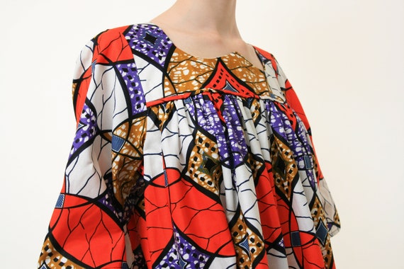 60s Vintage Woman Midi Psycho Style Dress size M Medi… - Gem