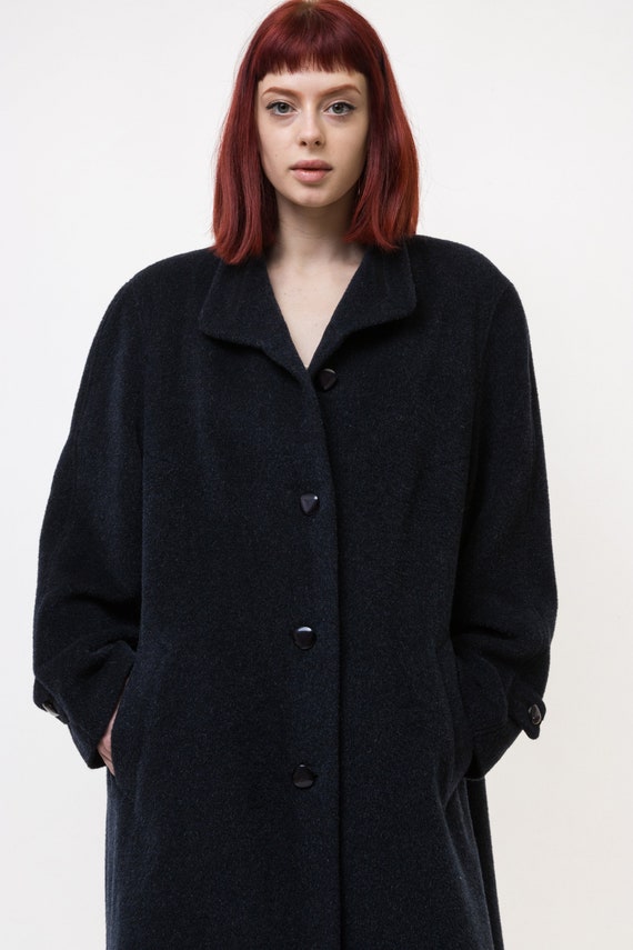 80s Woman Lambswool Mohair Coat Women Vintage 80s Win… Gem