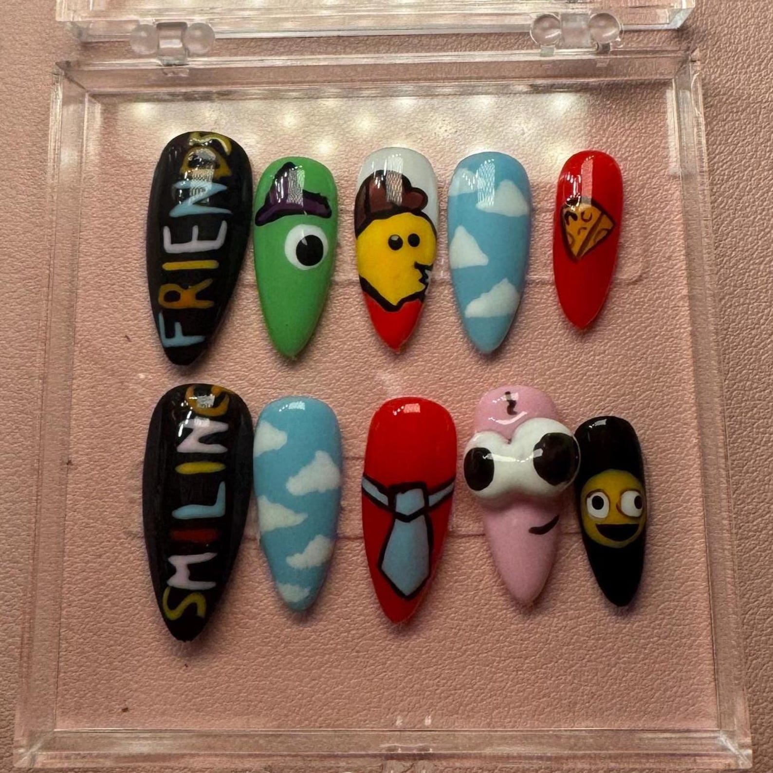 Smiling Friends Nails - Etsy