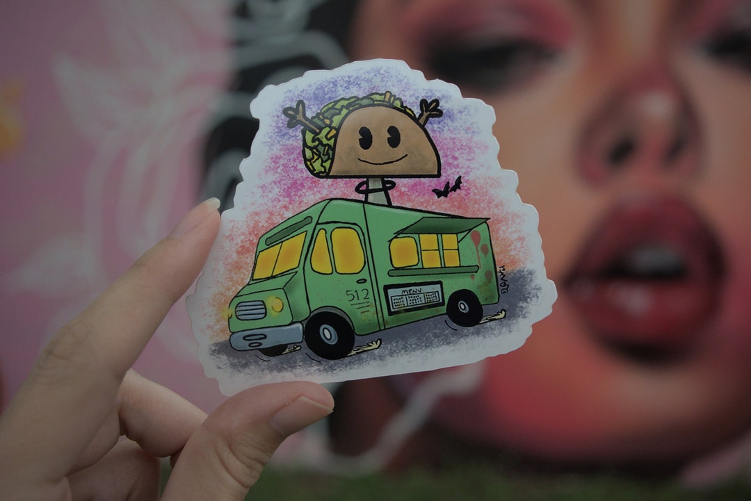 ATX Taco Truck Sticker - Etsy