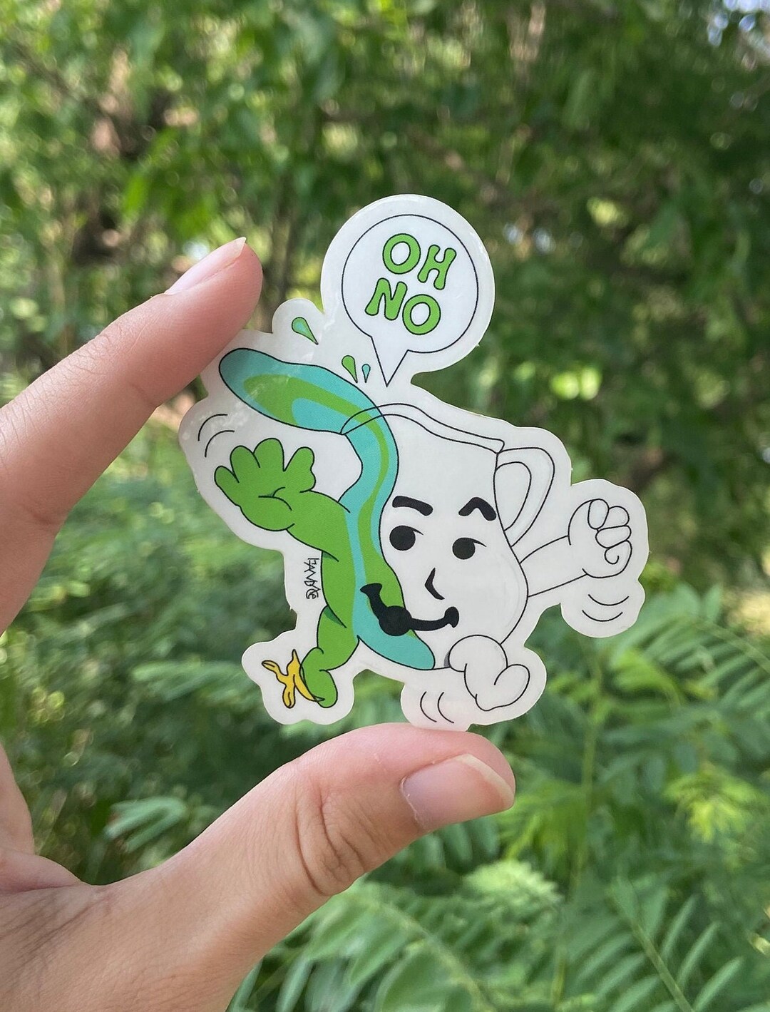 Kool Man Sticker (transparent) - Etsy