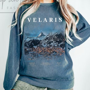 Comfort Colors®velaris Sweatshirt, the Night Court, SJM Merch, A Court ...