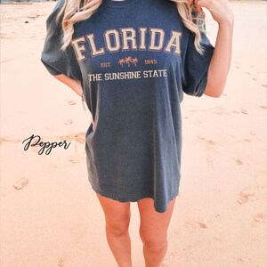 Comfort Colors® Florida Tshirt, Florida Vacation Tshirt, Florida Beach ...