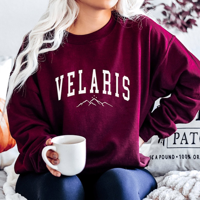 SJM Velaris Sweatshirt the Night Court A Court of Thorns - Etsy